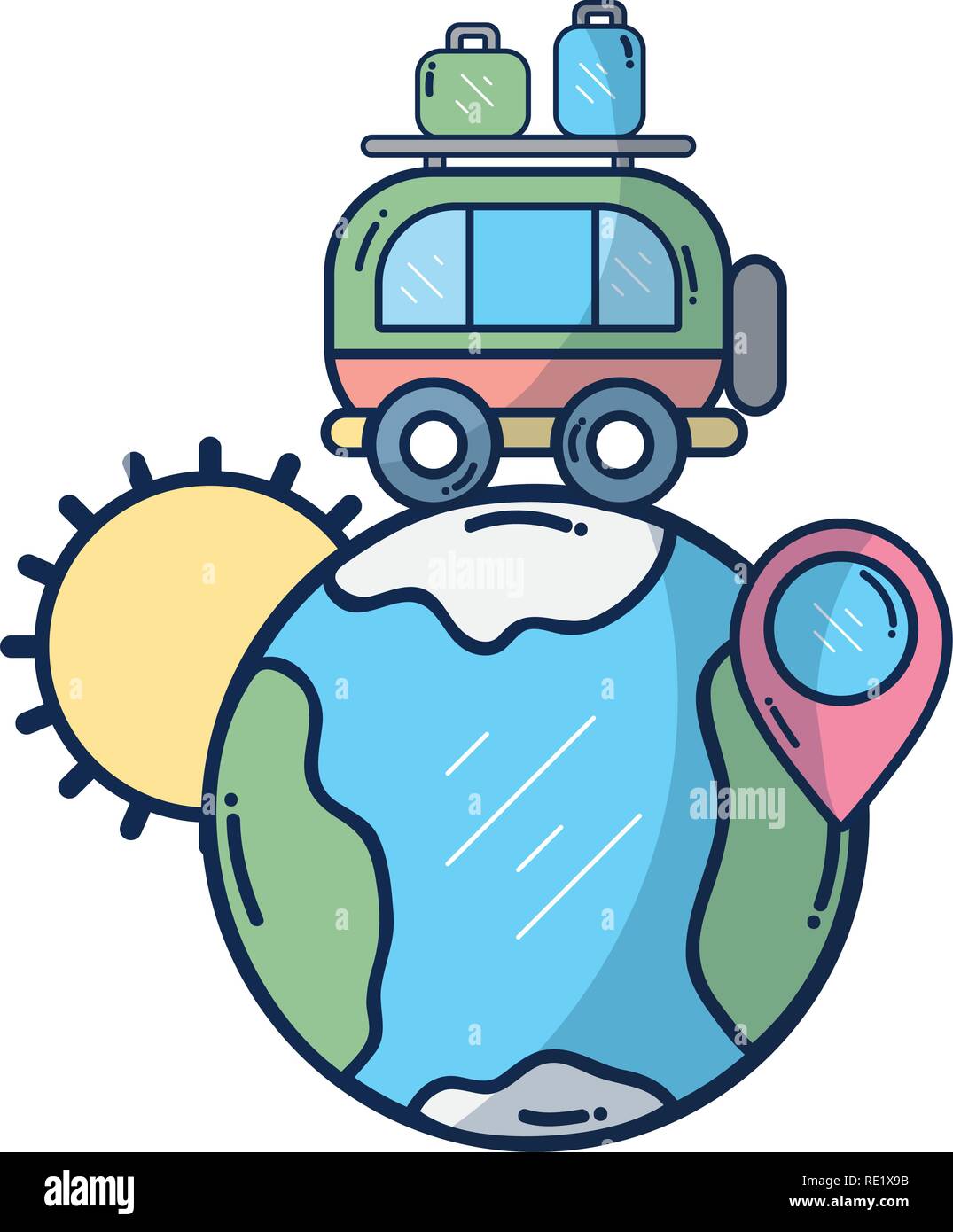 Travel and summer cartoons Stock Vector Image & Art - Alamy