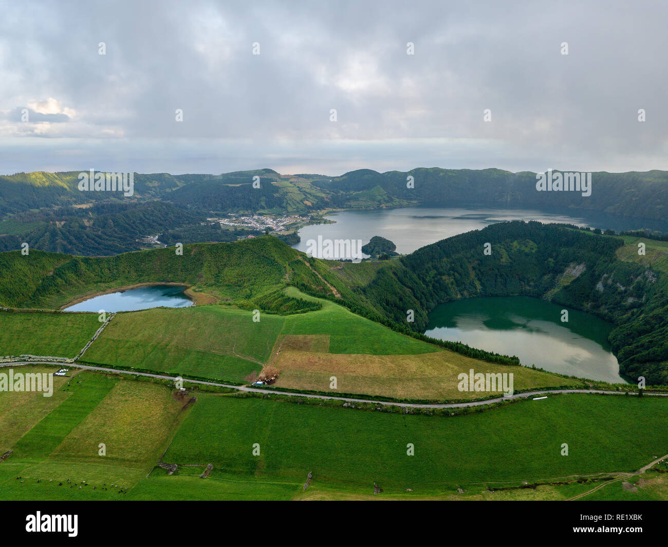 Crater lagoon hi-res stock photography and images - Alamy