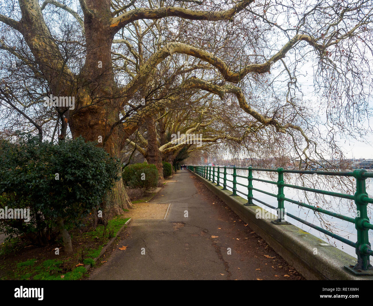 Riverside promenade thames hi-res stock photography and images - Alamy