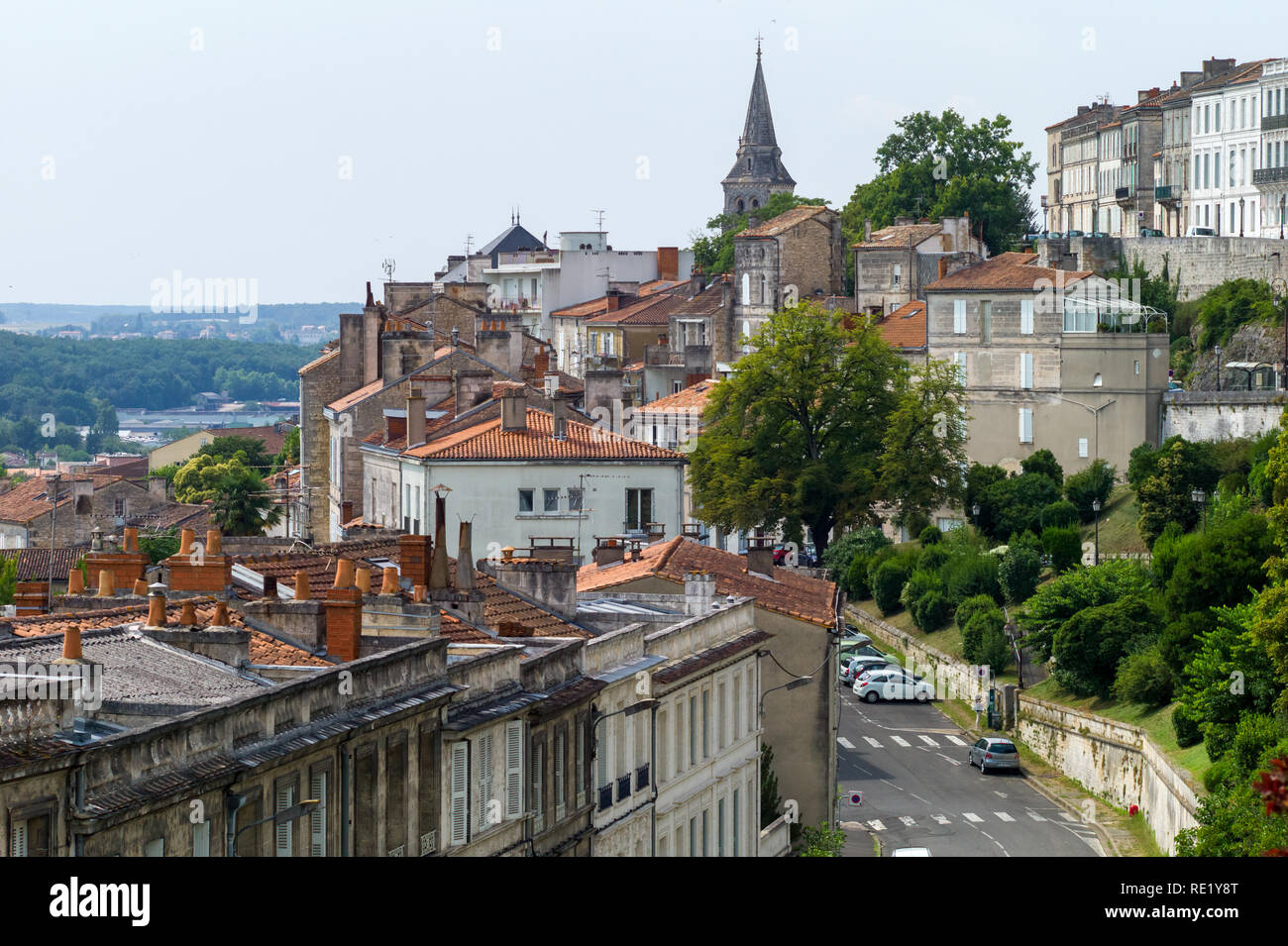 Roofs of Angoulême, France Stock Photo - Alamy