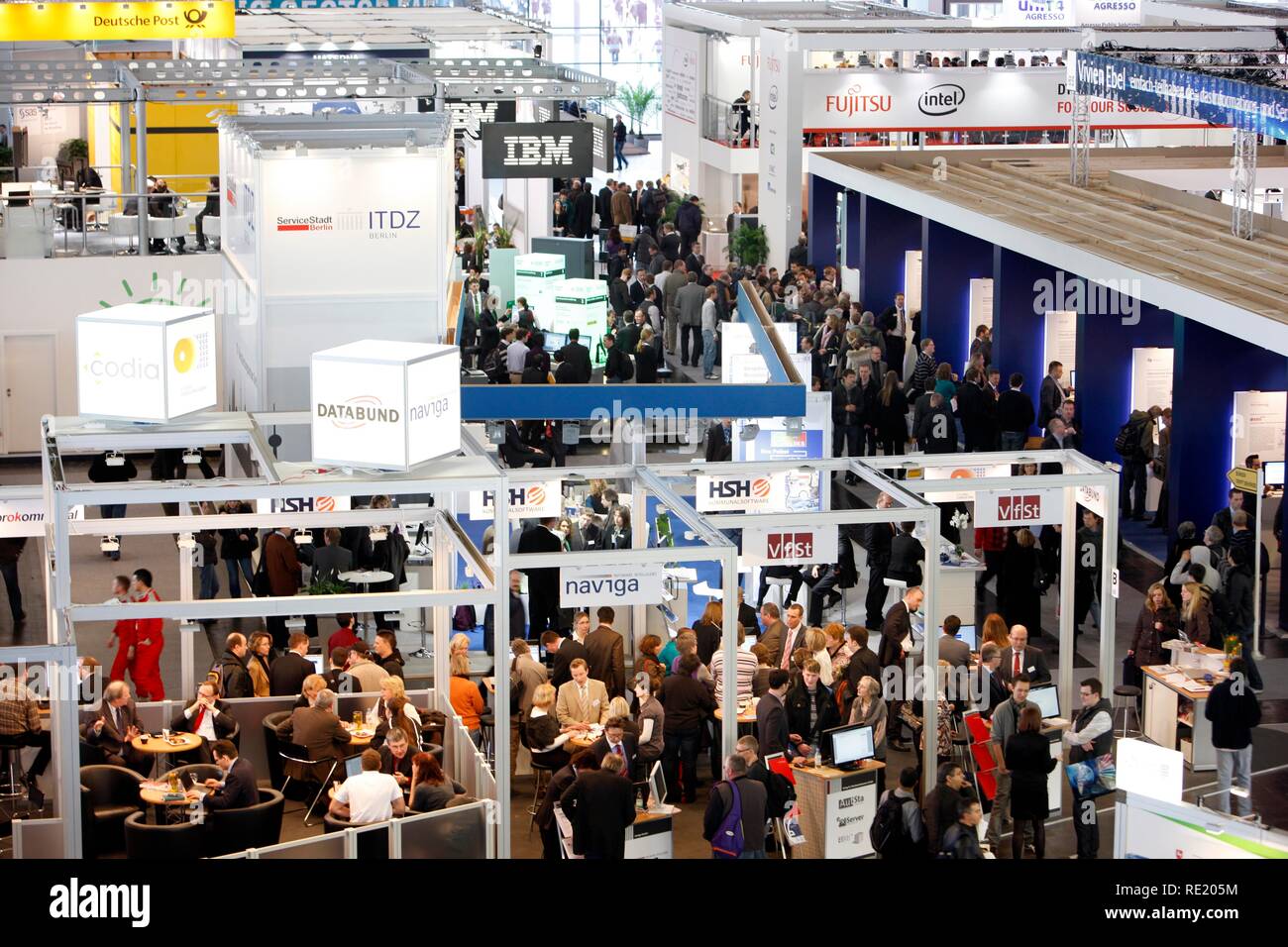 Computer and IT trade fair CeBIT, Messegelaende Hannover fairground ...