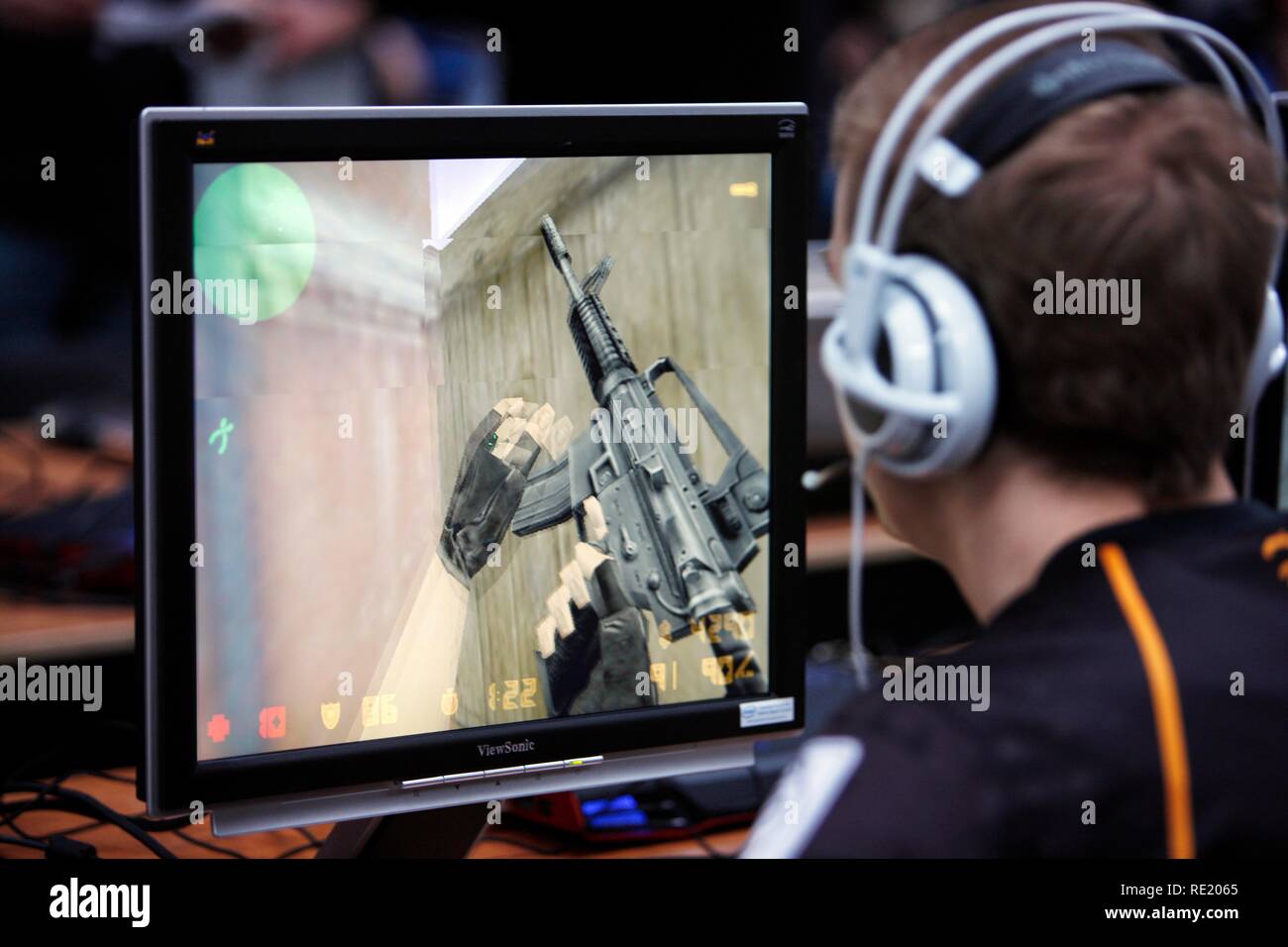 Intel Extreme Masters, Hall 23, computer hall with game competition ...