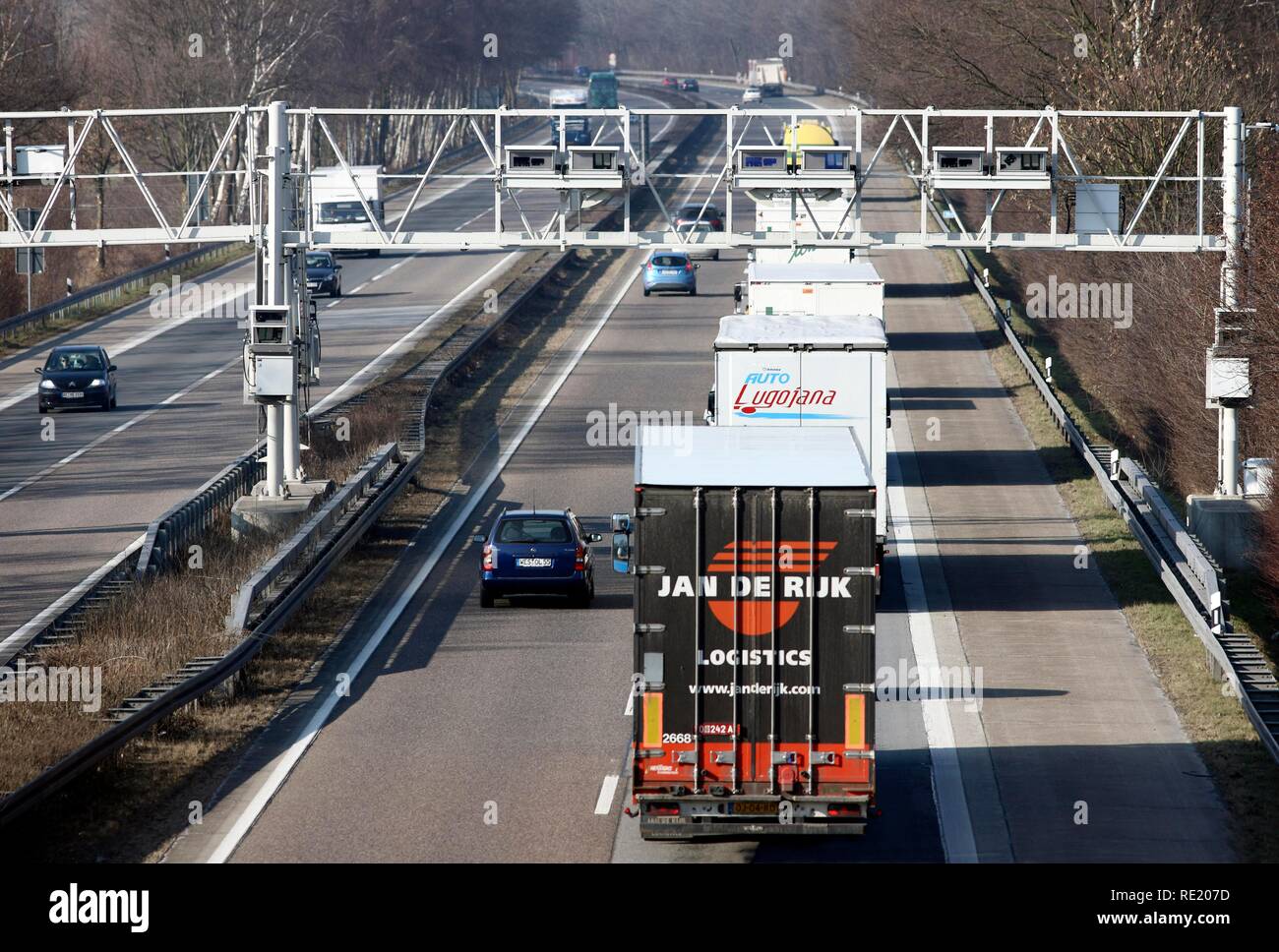 German autobahn truck hi-res stock photography and images - Alamy