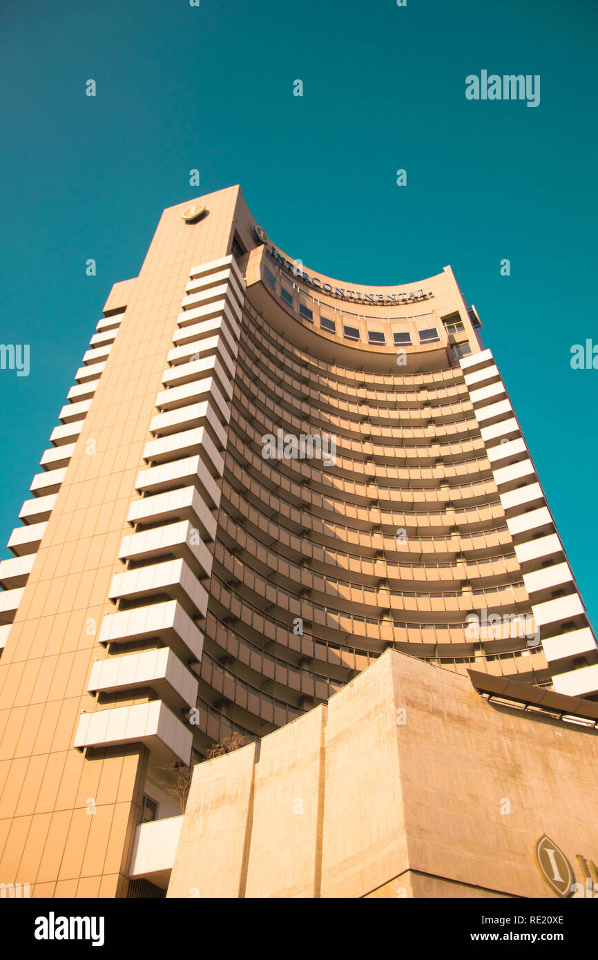 Bucharest Intercontinental Hotel Stock Photo - Alamy