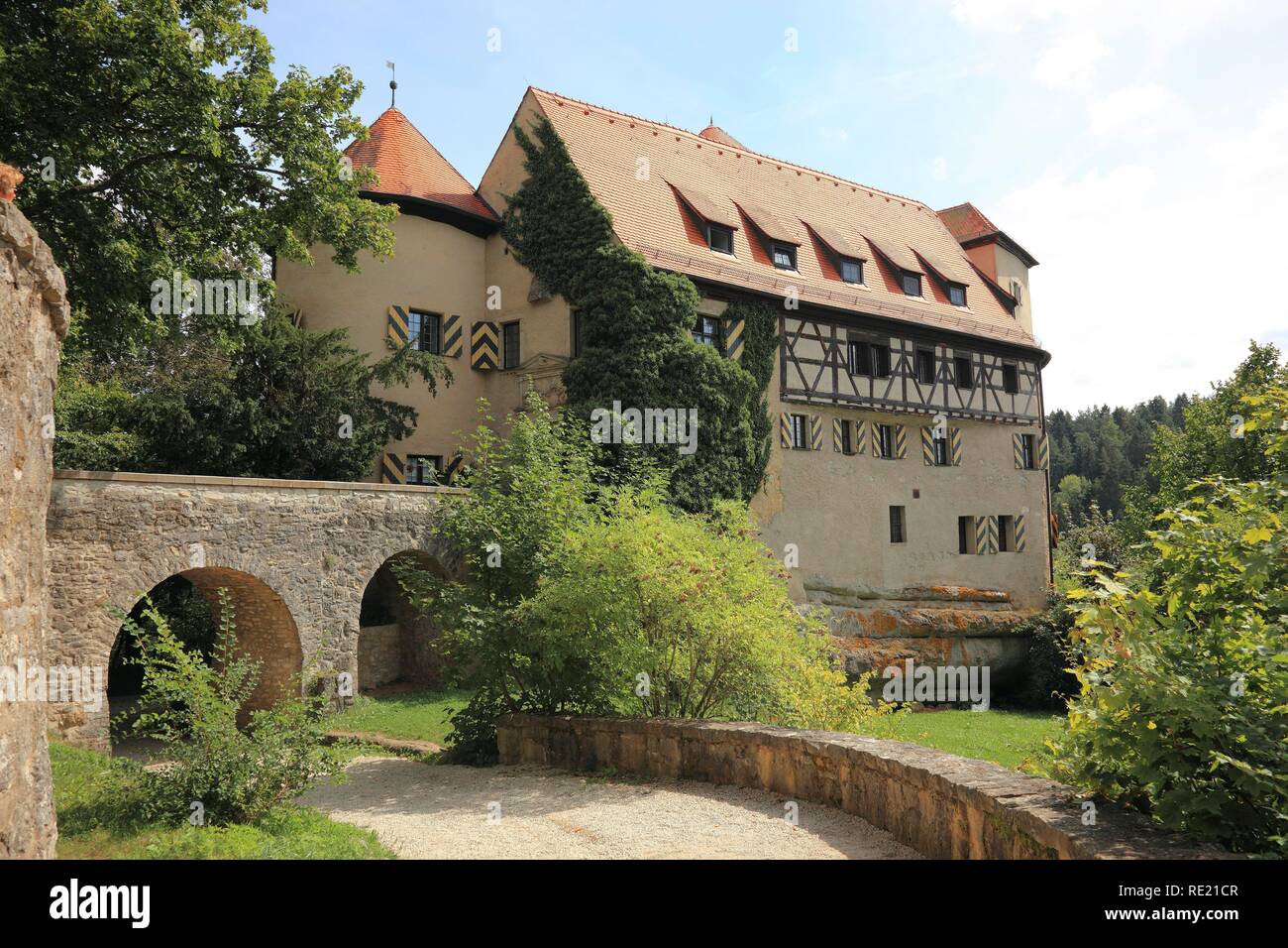 Burg Rabenstein Castle at Ahorntal in Franconian Switzerland, Bayreuth ...
