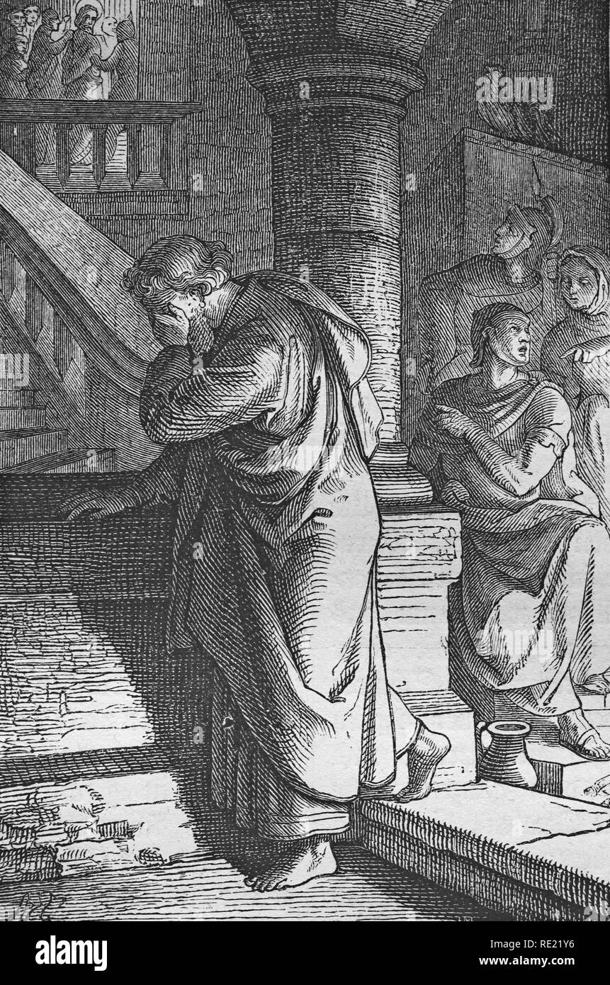 Old engraving saint peter saint hi-res stock photography and images - Alamy