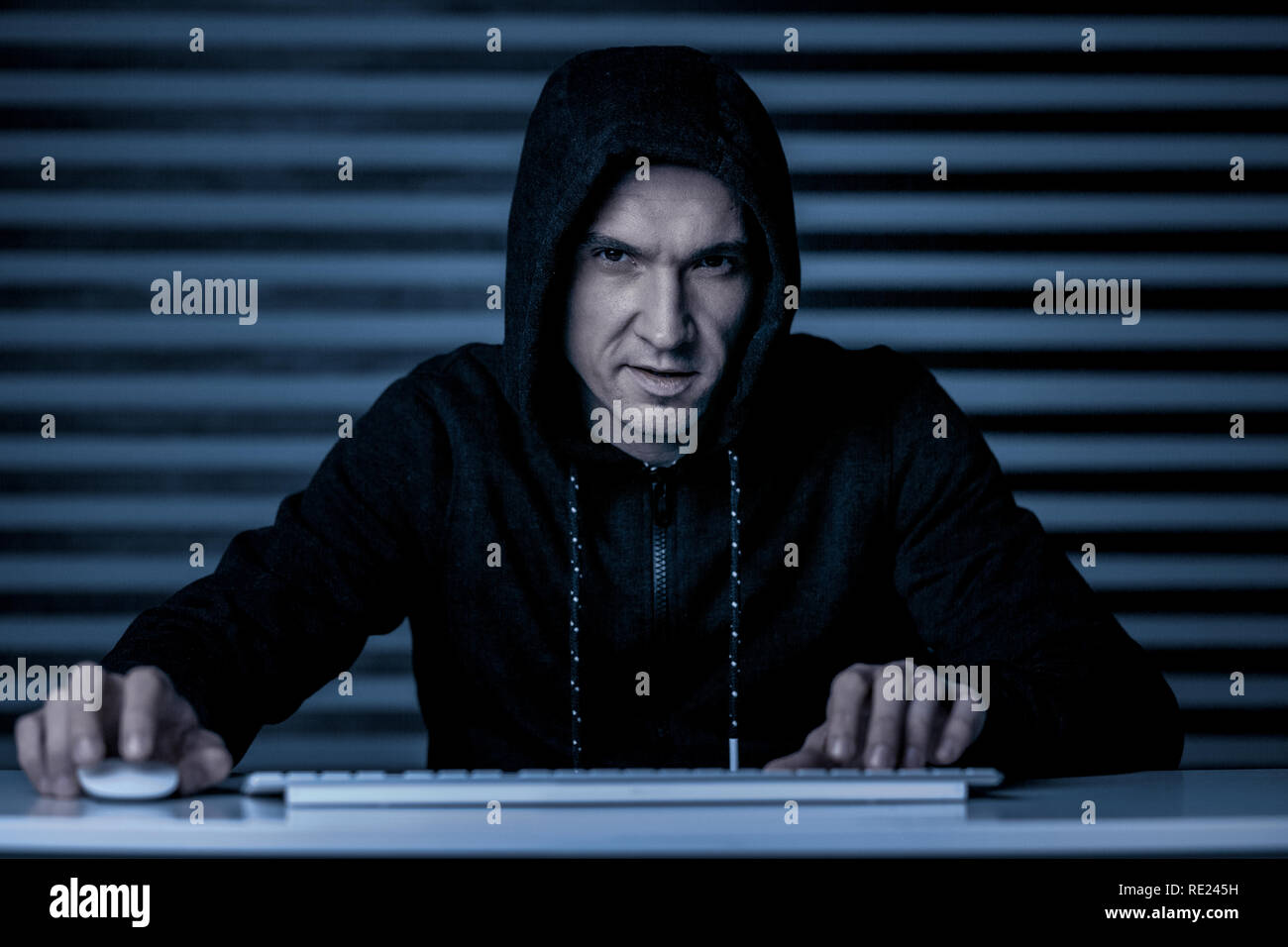 Male hacker trying access hi-res stock photography and images - Alamy