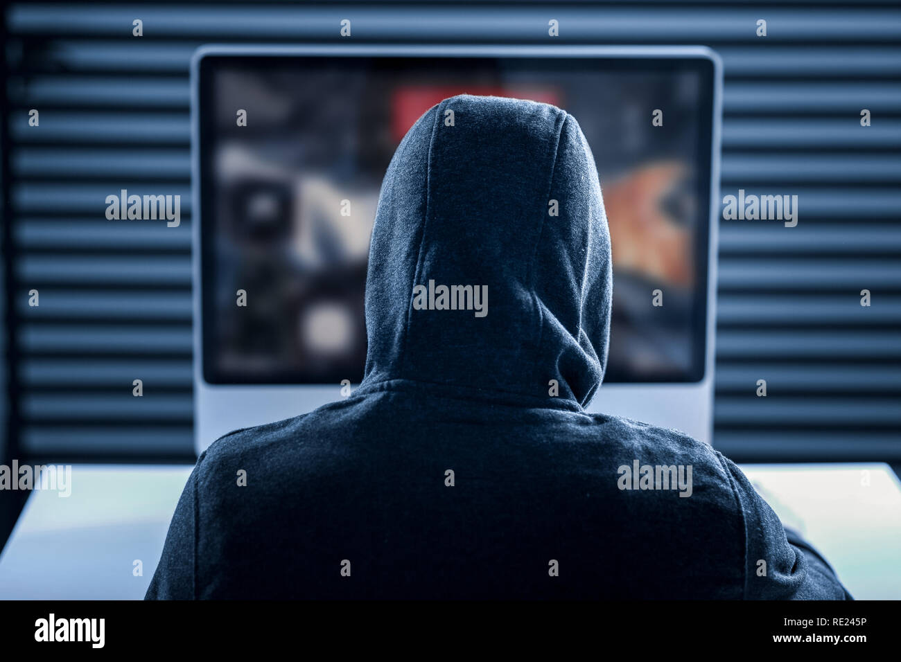 Professional male gamer playing hi-res stock photography and images - Alamy