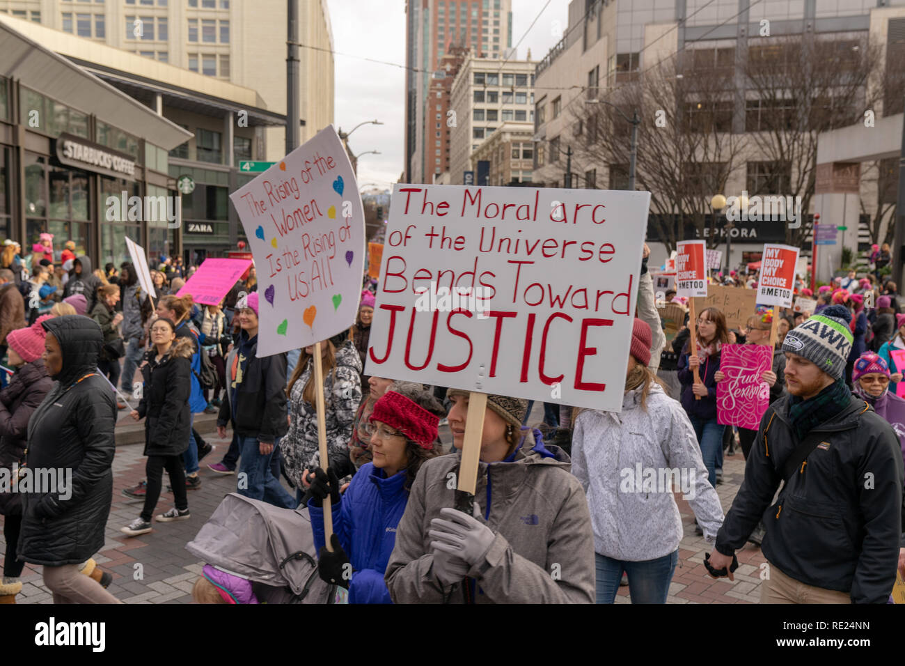 Native American Civil Right Group Showing Support at Women's March for ...