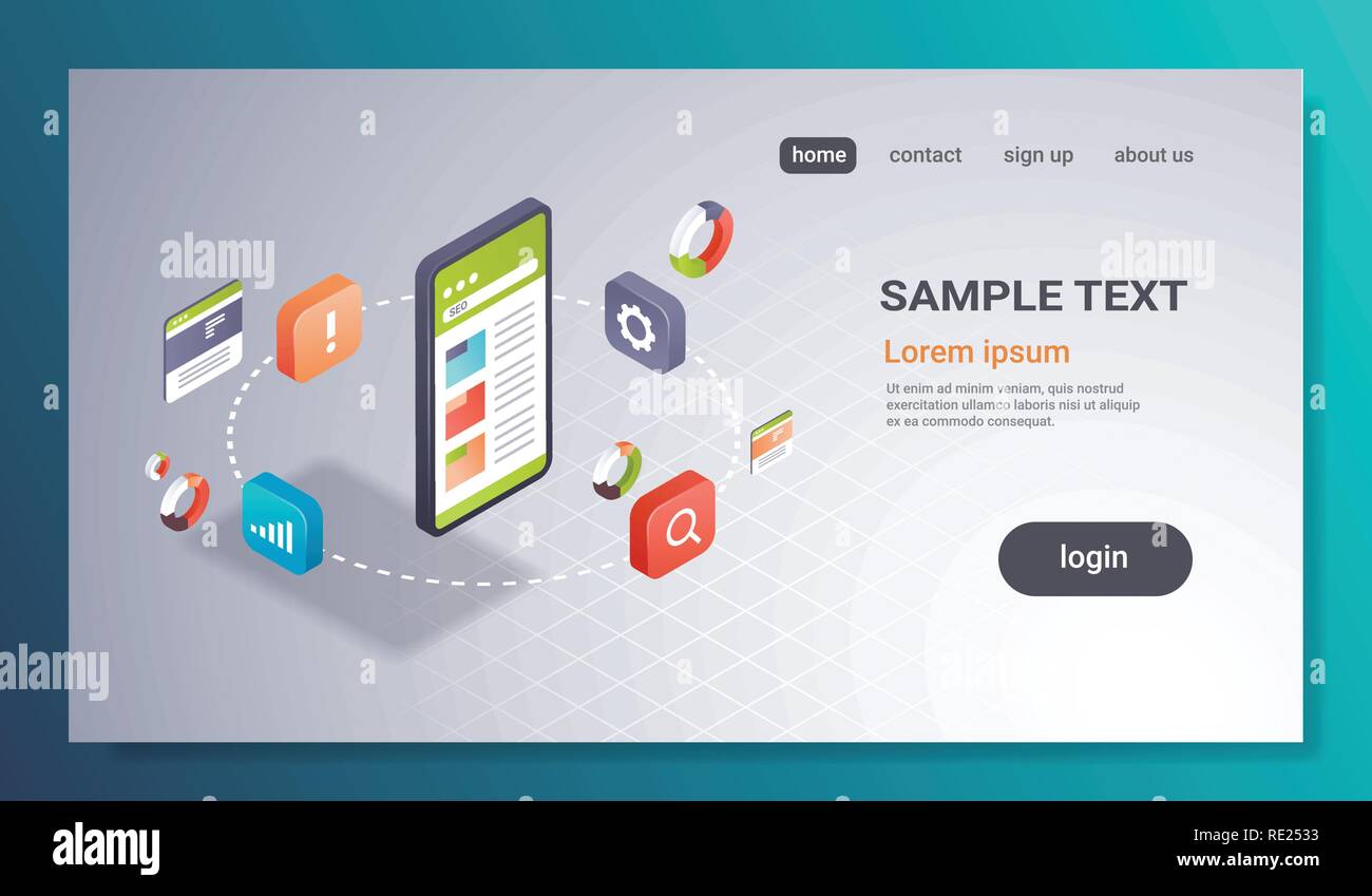 smartphone screen internet search engine optimization application seo ...