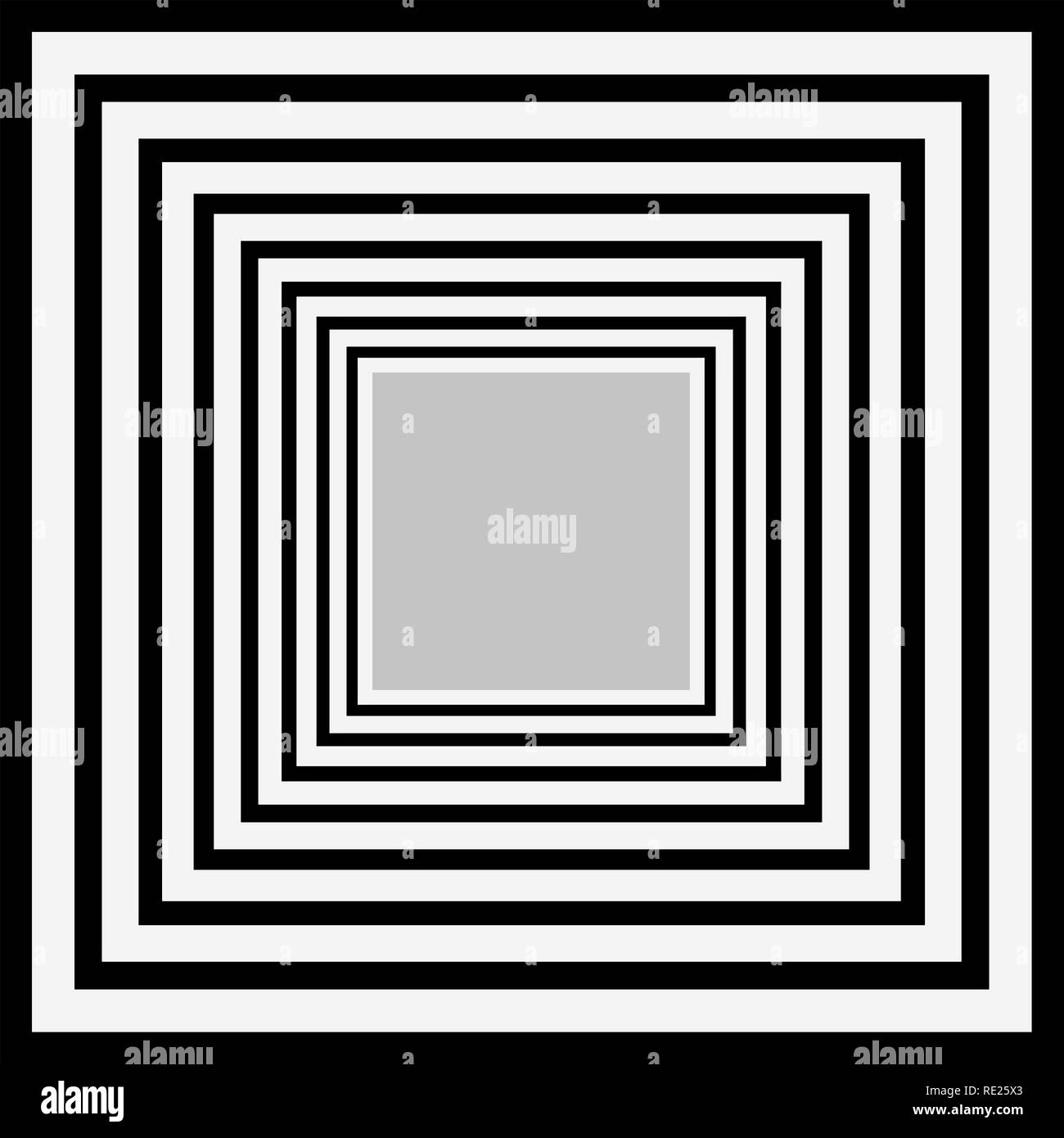 Square Tunnel pattern Stock Photo - Alamy