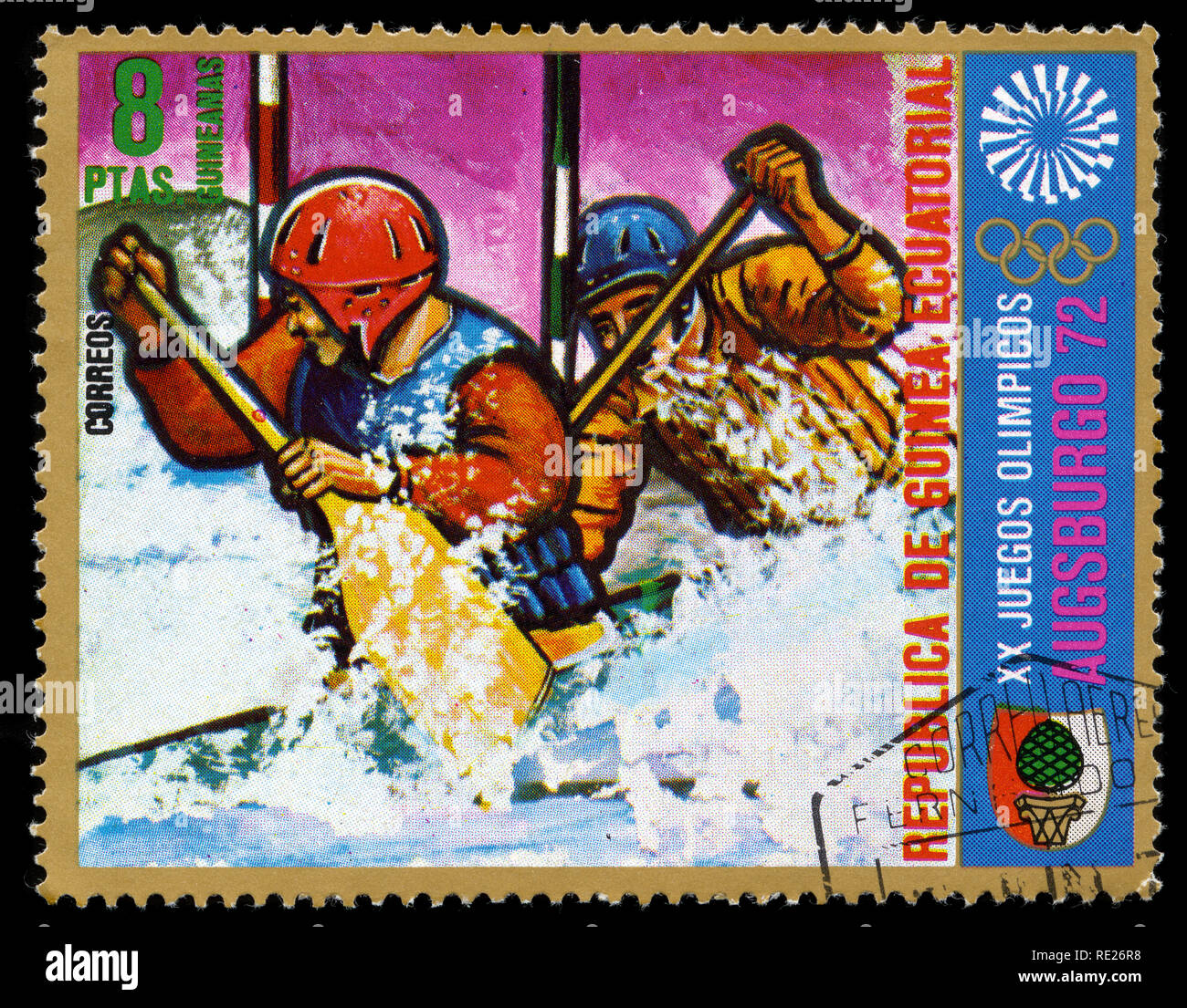 Postage stamp from Equatorial Guinea in the Summer Olympics 1972 ...