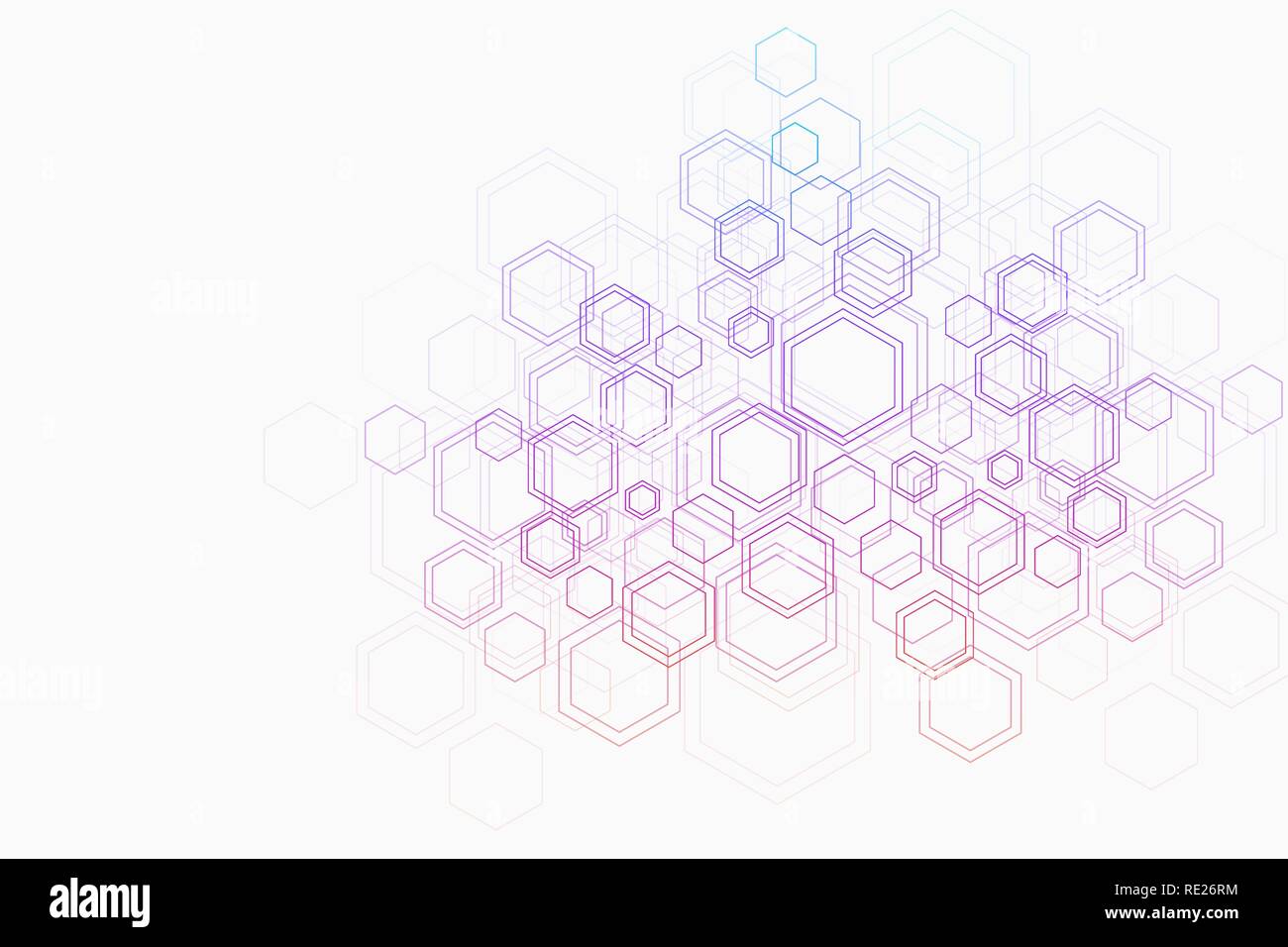 Abstract medical background DNA research, molecule, genetics, genome ...