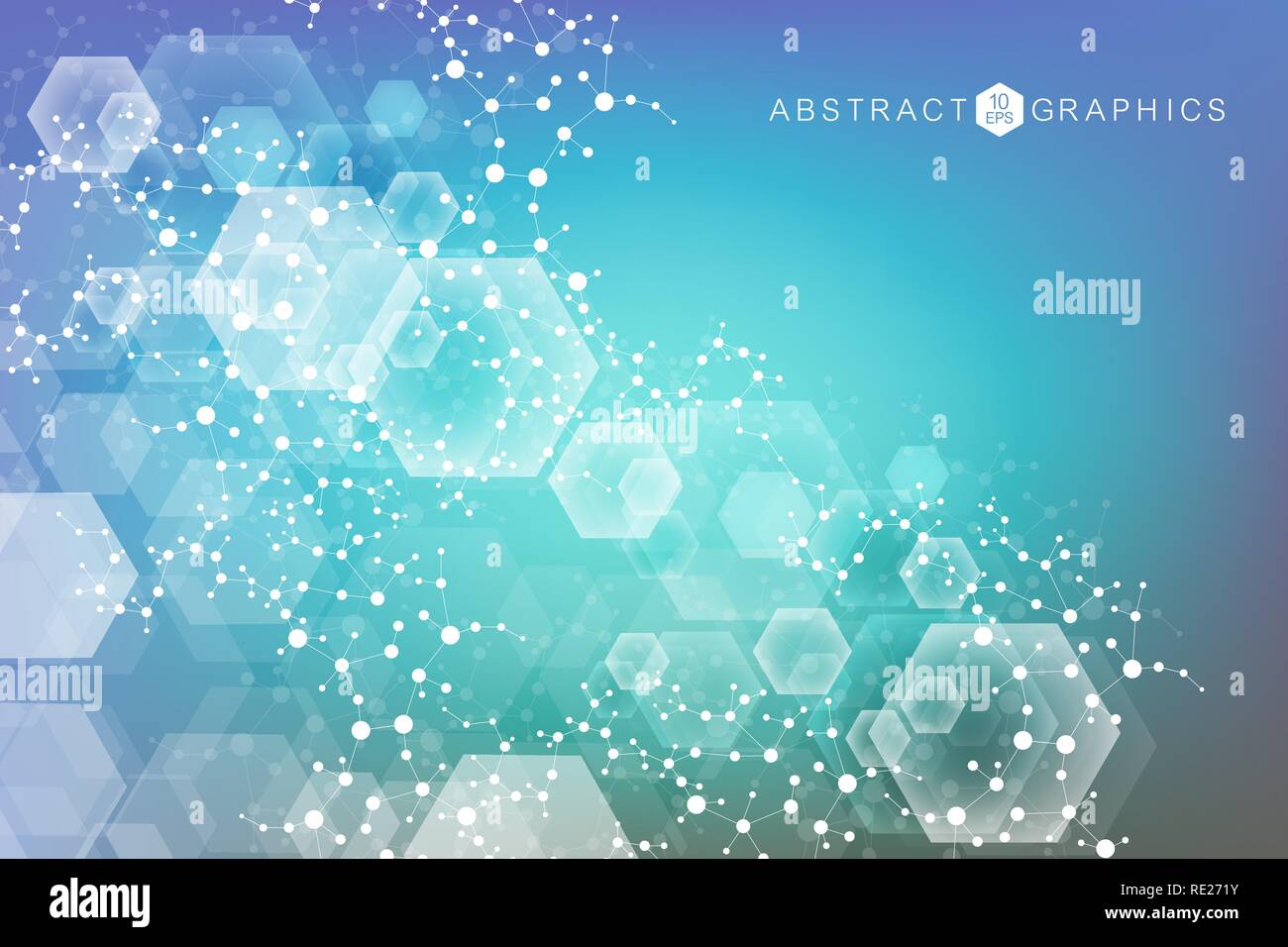 Big Data Visualization Background Modern Futuristic Virtual Abstract Background Science