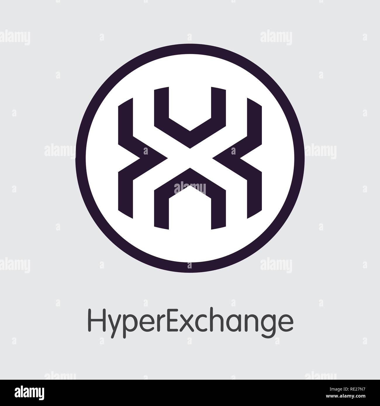 HC - Hypercash. The Market Logo of Money or Market Emblem Stock Vector ...
