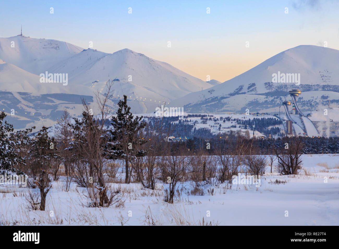Snow Turkey Mountain High Resolution Stock Photography and Images - Alamy
