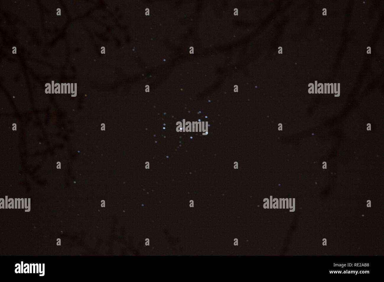 Pleiades Star Cluster Stock Photo - Alamy