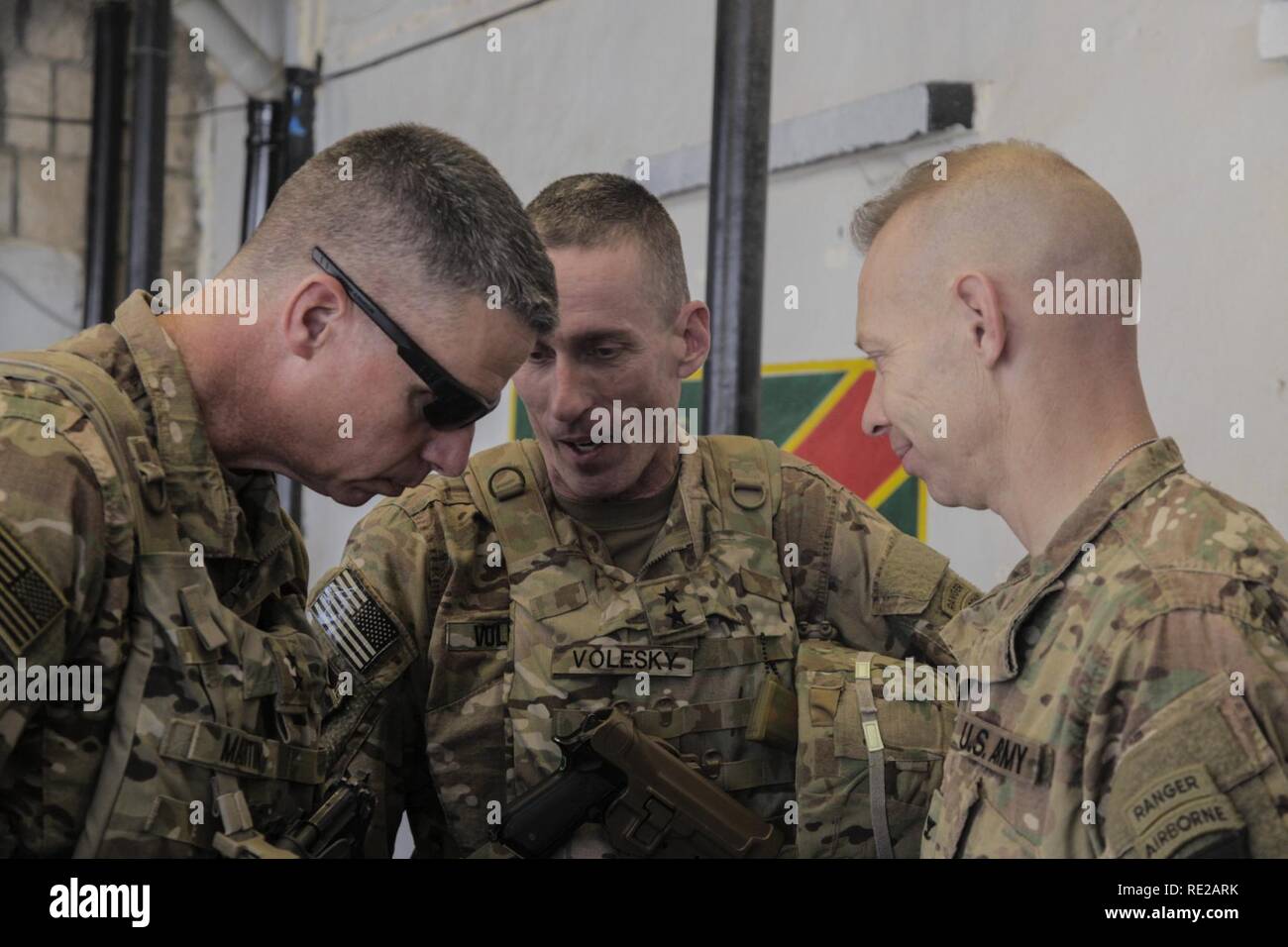 U.S. Army Maj. Gen. Joseph Martin, commanding general, 1st Infantry ...