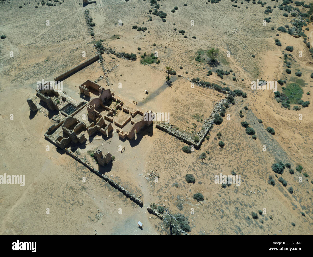 Aerial of Kanyaka Station Flinders Ranges South Australia Stock Photo ...