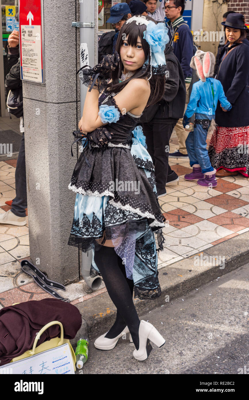 Osaka / Japan - March 18 2018: Nipponbashi Street Festa, a colorful ...