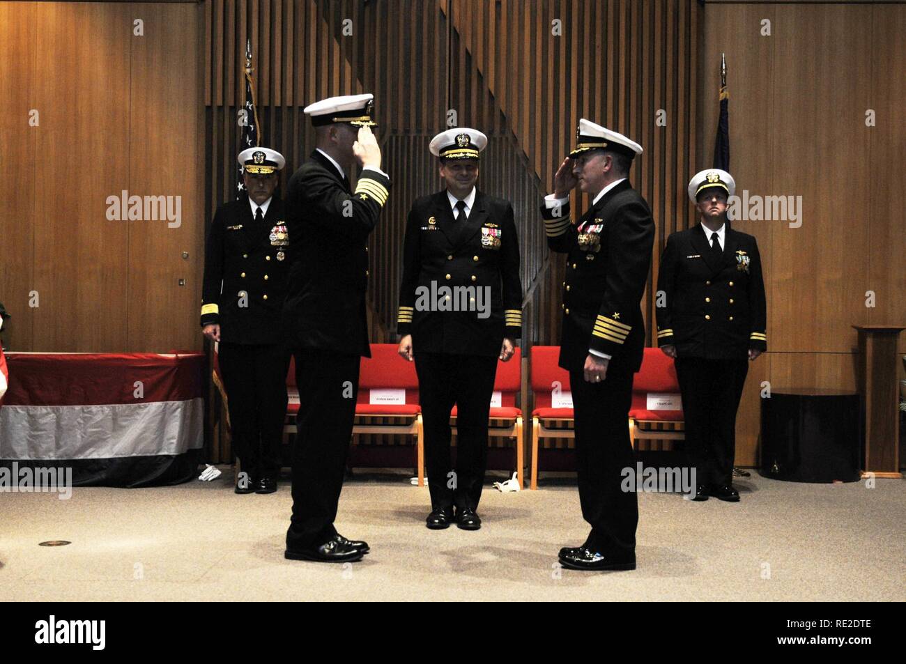 BANGOR, Wash. (Nov. 10, 2016) Capt. David Soldow, left, from San ...