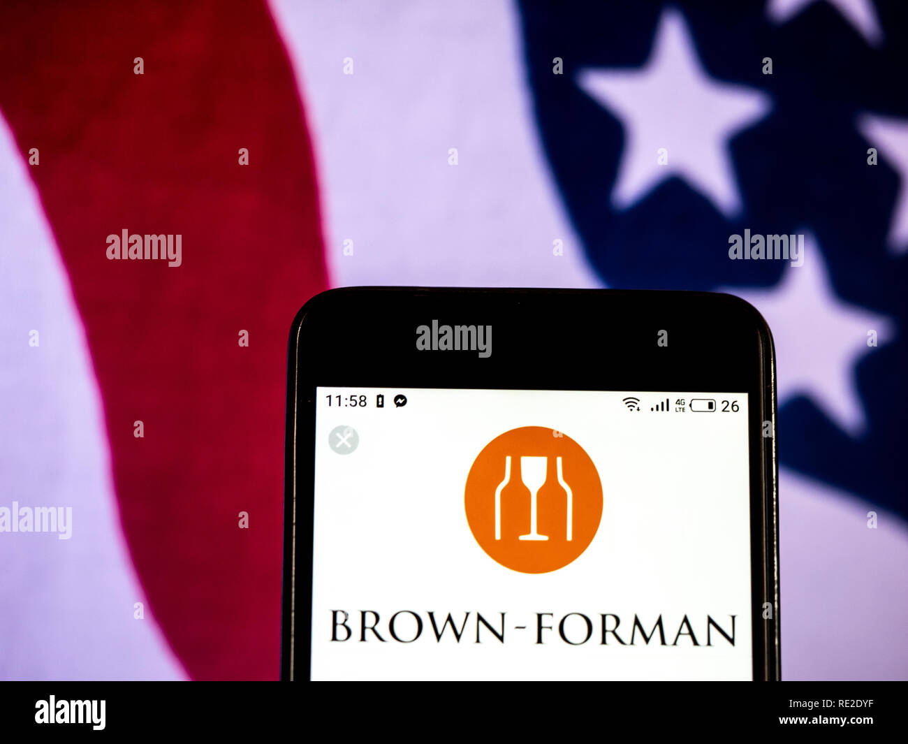 Brown forman logo hi-res stock photography and images - Alamy