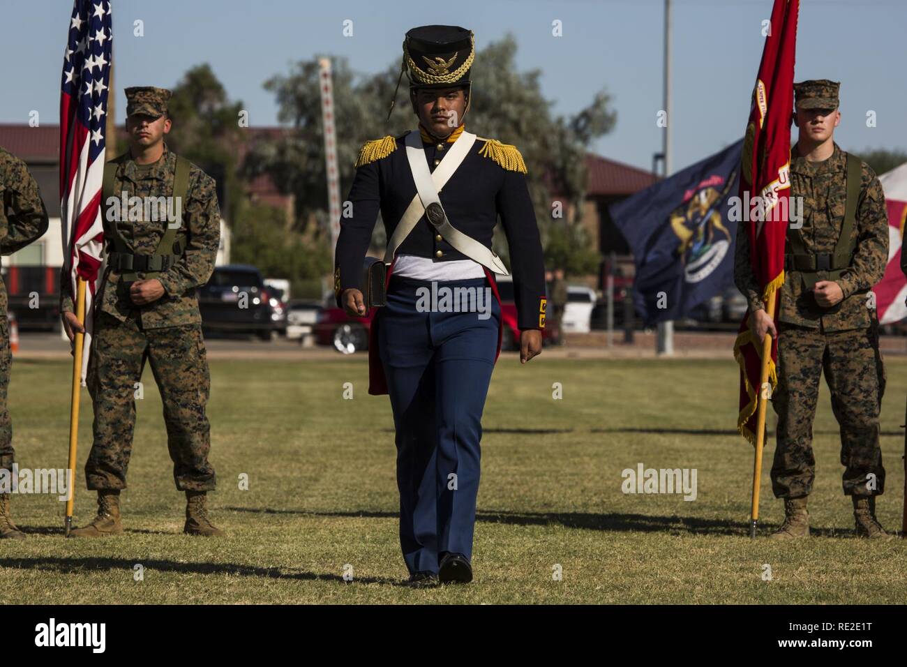 U.S. Marine Corps Lance Cpl George Melendez with Headquarters and ...