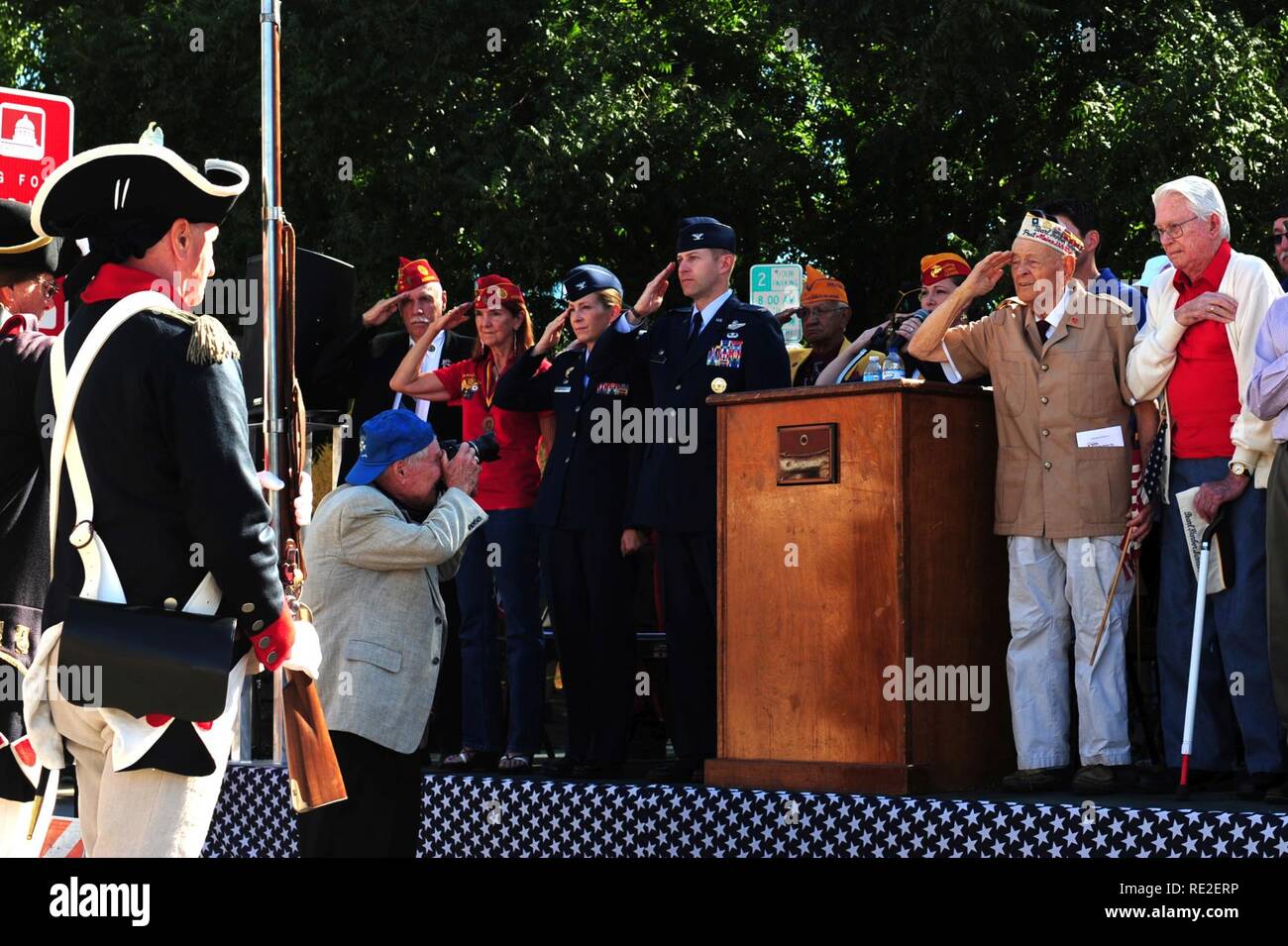 U.S. Air Force Col. Scott Campbell, 355th Fighter Wing commander, and ...