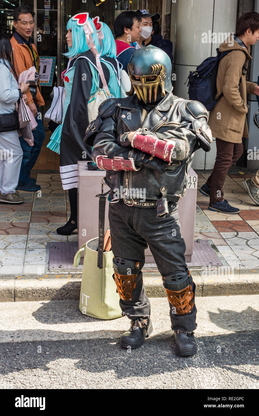 Osaka / Japan - March 18 2018: Nipponbashi Street Festa, a colorful ...