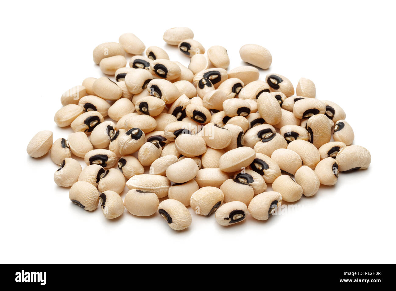 Black-eyed peas, cowpeas isolated on white background Stock Photo - Alamy