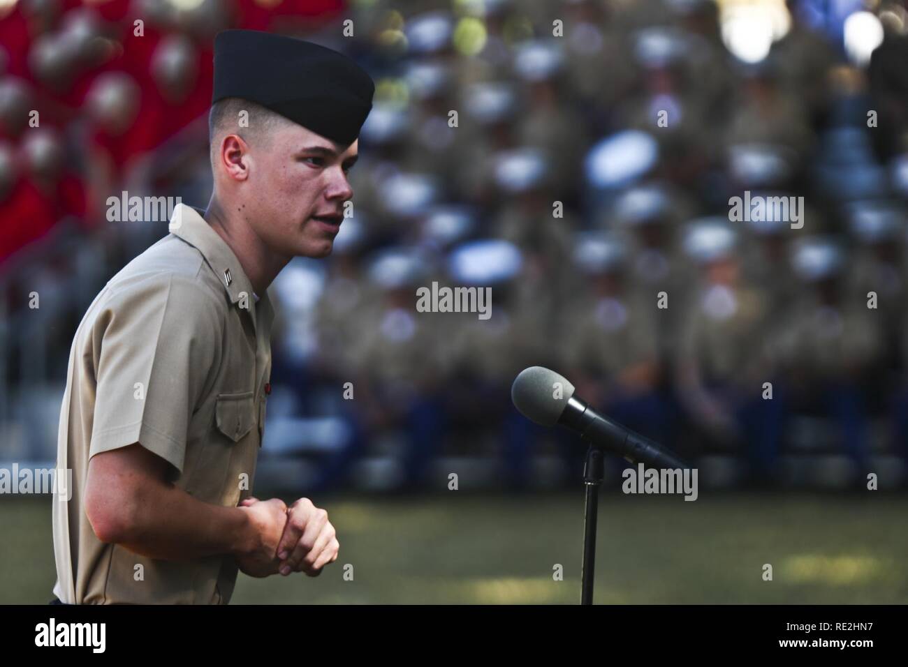U.S. Navy SA Sean Miller, a religious program specialist assigned to ...