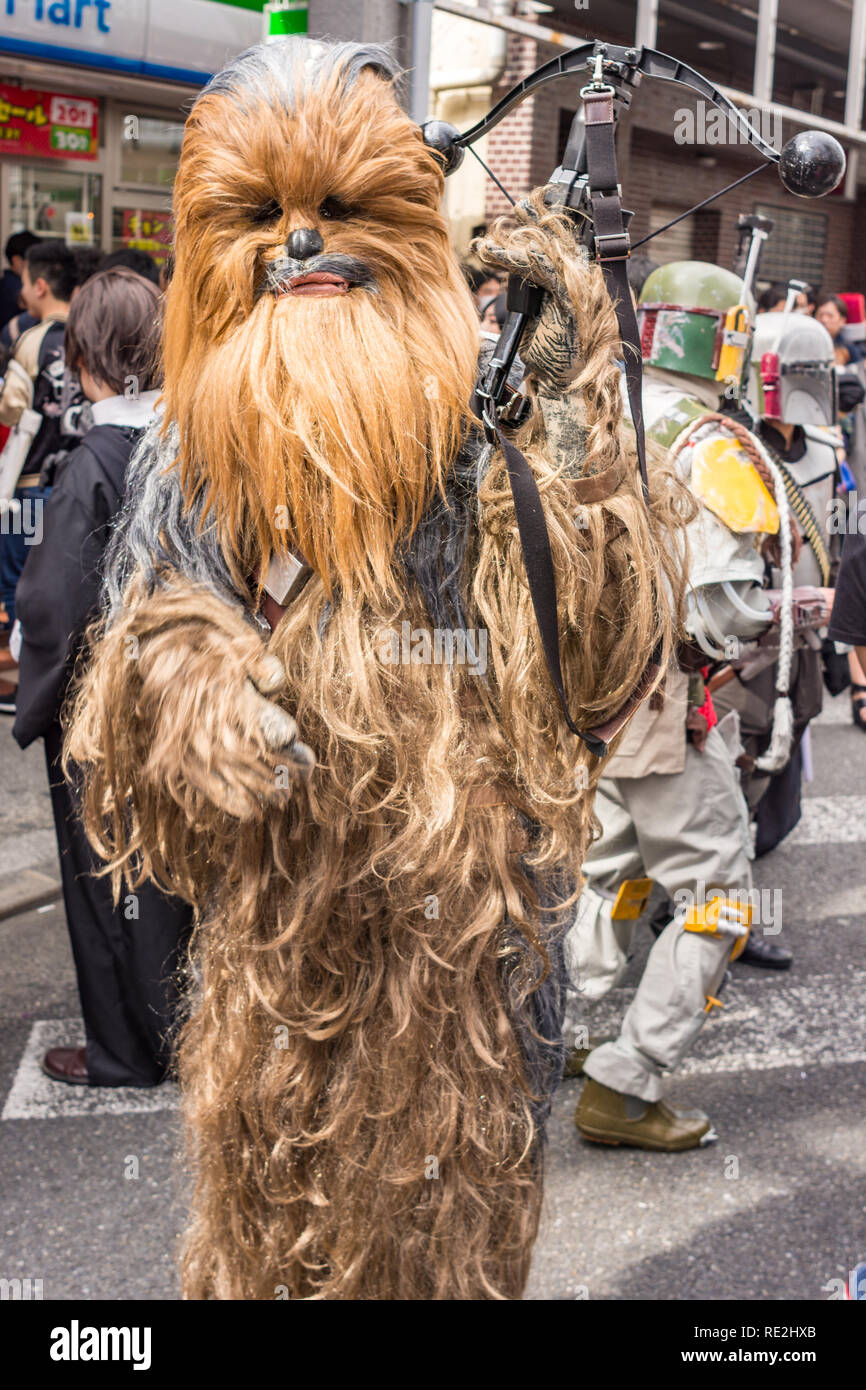 Osaka / Japan - March 18 2018: Nipponbashi Street Festa, a colorful ...