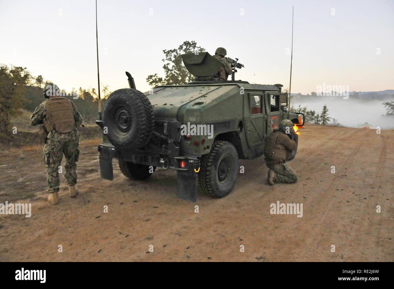 Naval Mobile Construction Battalion Nmcb 18 High Resolution Stock ...