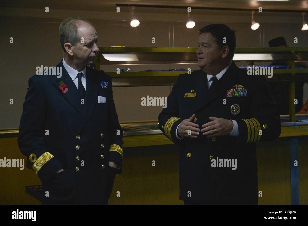 NEW YORK (Nov. 12, 2016) – Capt. James R. Midkiff, commanding officer ...