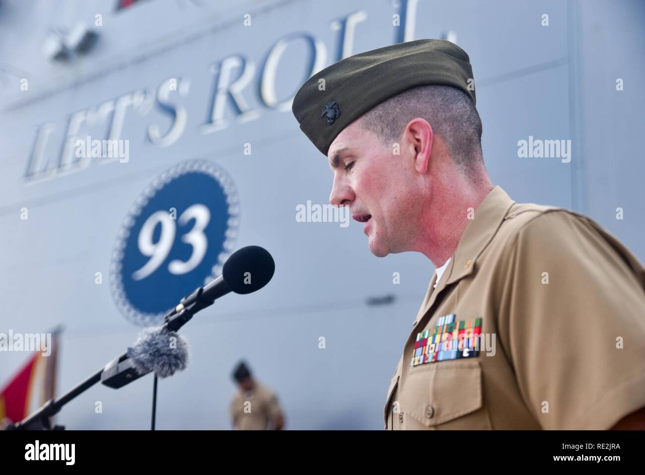 SOUTH CHINA SEA (Nov. 10, 2016) Navy Lt. Todd Delaney, chaplain for the ...