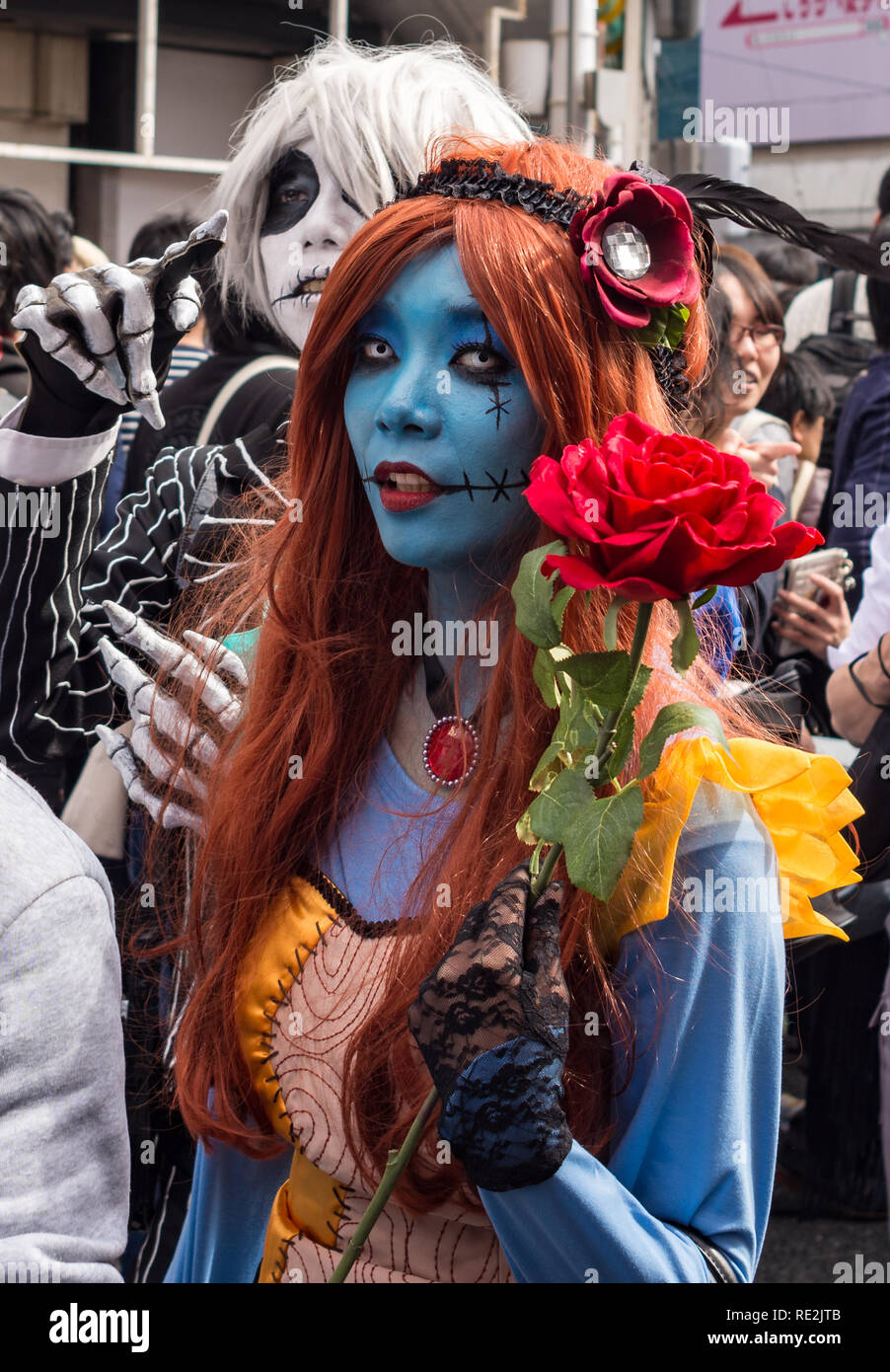 Osaka / Japan - March 18 2018: Nipponbashi Street Festa, a colorful ...