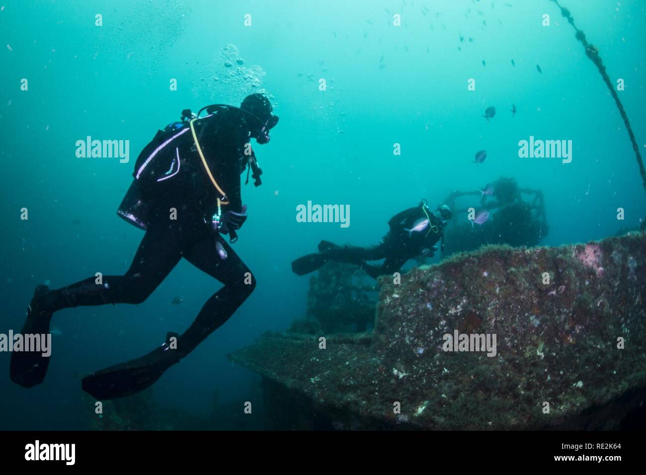 Master Chief Petty Officer Bill Costin, and Cmdr. Sean Slappy, command ...