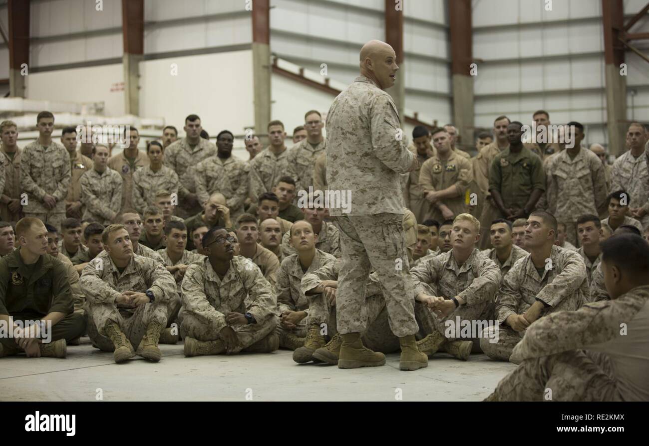 Sergeant Major Matthew Putnam, sergeant major of Special Purpose Marine ...