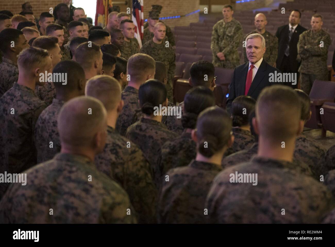 CHERRY POINT, N.C. (Nov. 9, 2016) Secretary of the Navy (SECNAV) Ray ...