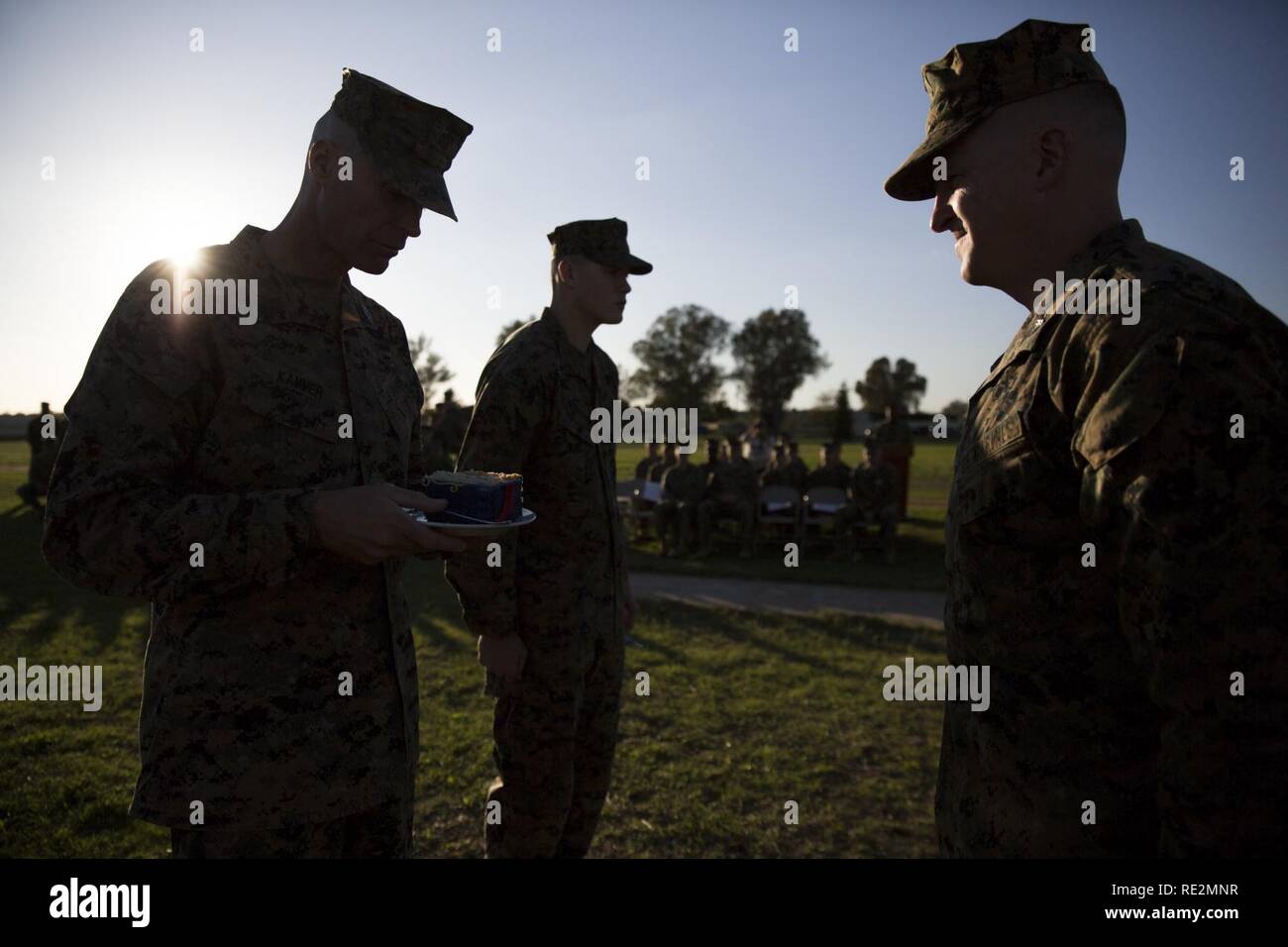 First Sergeant Frank B. Kammer, a Marine assigned to Special Purpose ...