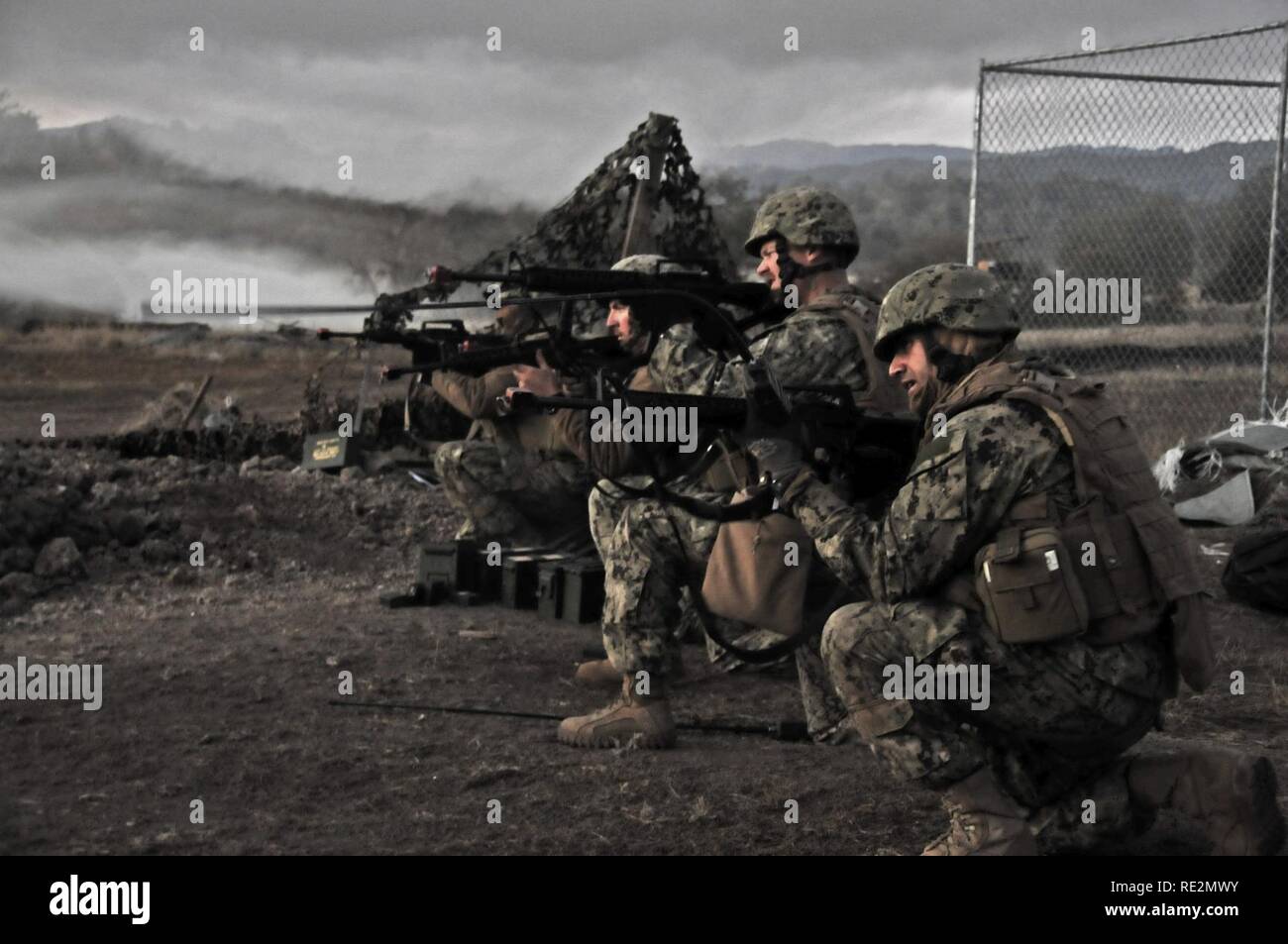 Fort Hunter Liggett, Ca. (Nov. 10, 2016) - Sailors assigned to Naval ...