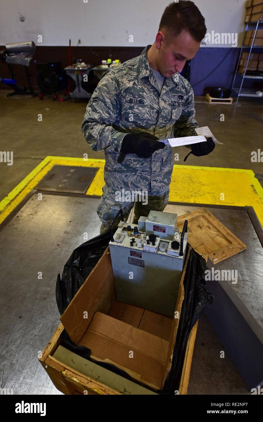 Airman 1st Class James Dellies, a traffic management journeyman ...