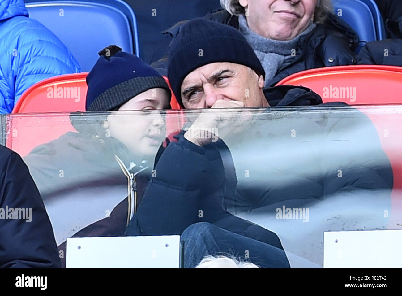 Rome, Italy. 19th Jan, 2019. Luca Zingaretti and his daughter Emma in ...