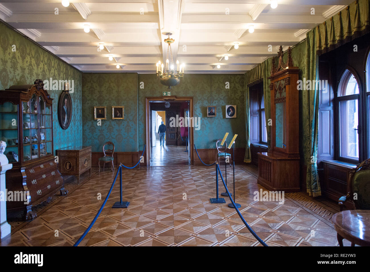 Wernigerode, Germany. 14th Jan, 2019. The Heinrich Room at Wernigerode ...