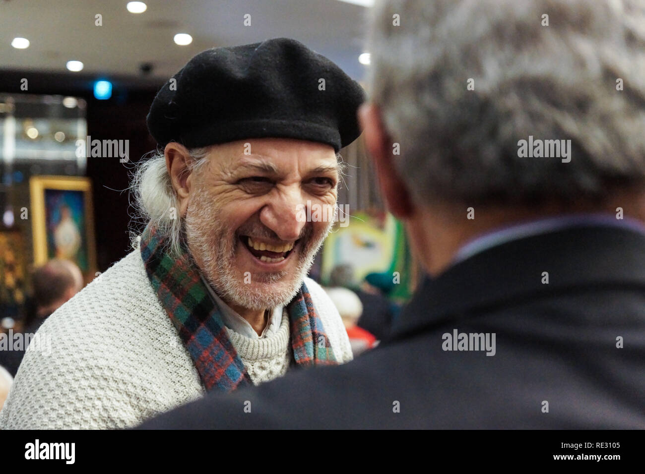 London, UK. 19th Jan 2019. Konooz Fine Art Exhibition and Auction of ...