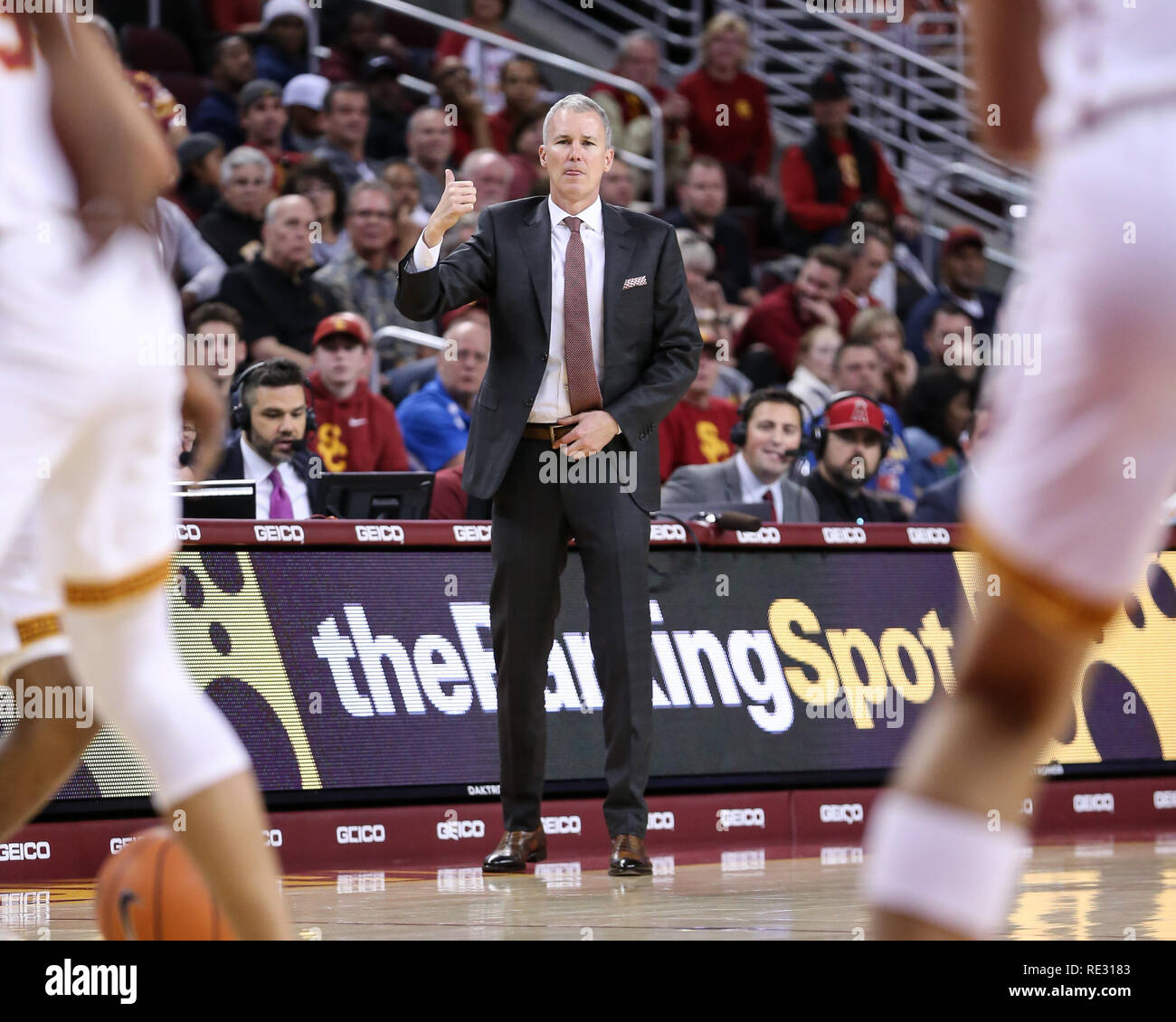 Los Angeles, CA, USA. 19th Jan, 2019. USC Trojans head coach Andy ...