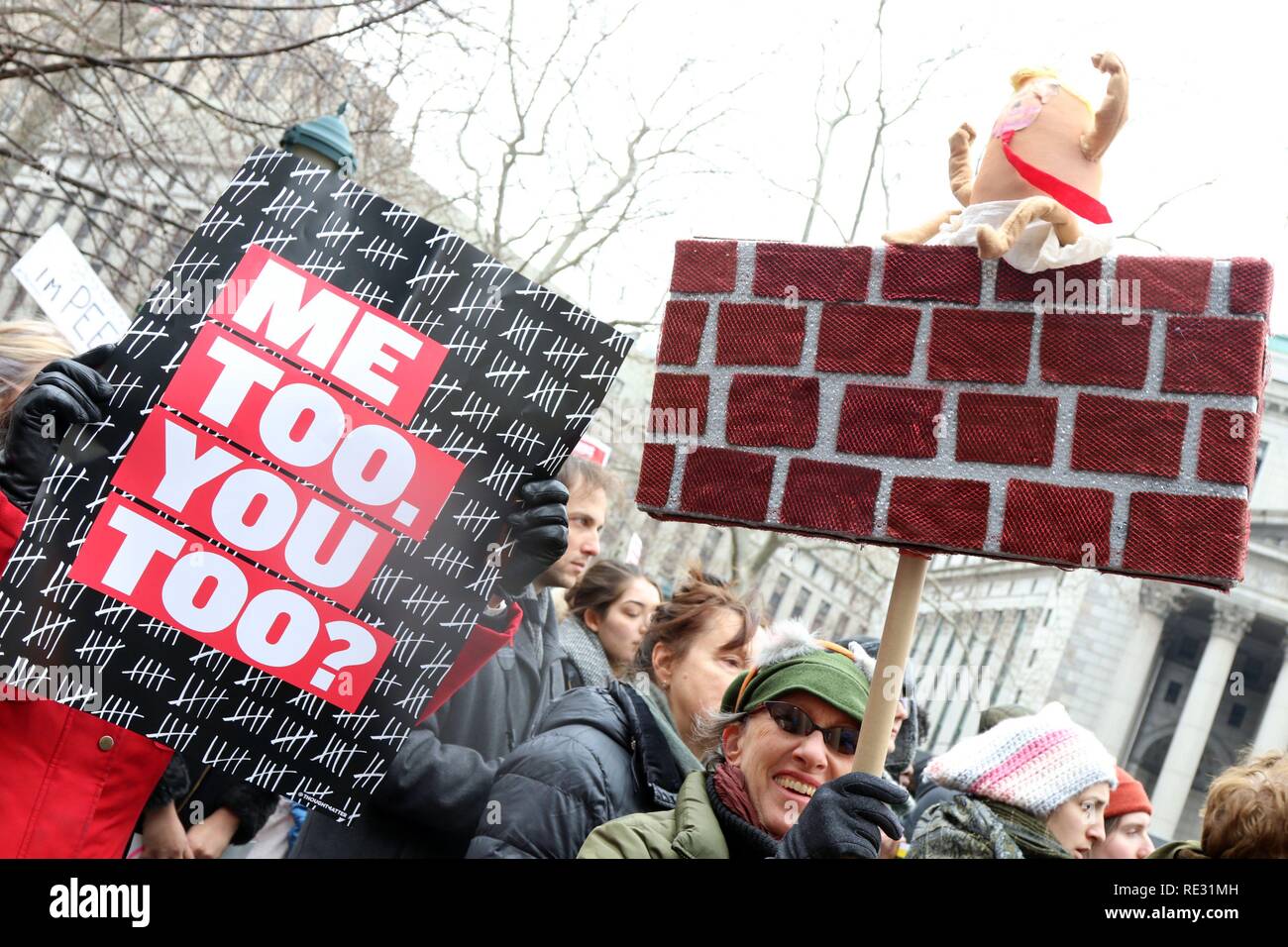 Us feminist parade hi-res stock photography and images - Alamy
