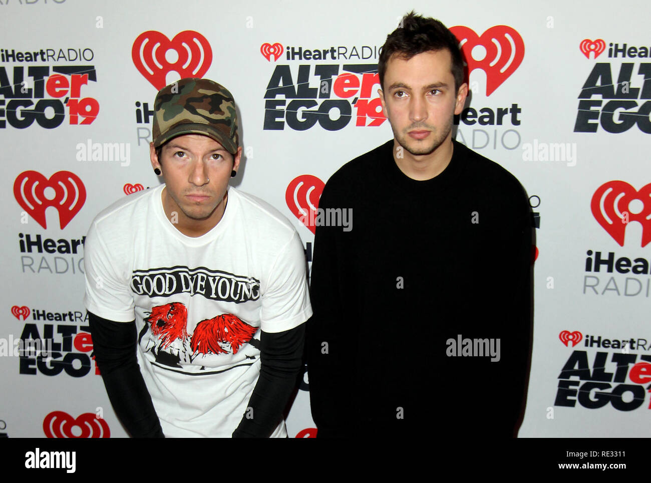 Josh dun and tyler joseph hi-res stock photography and images - Alamy