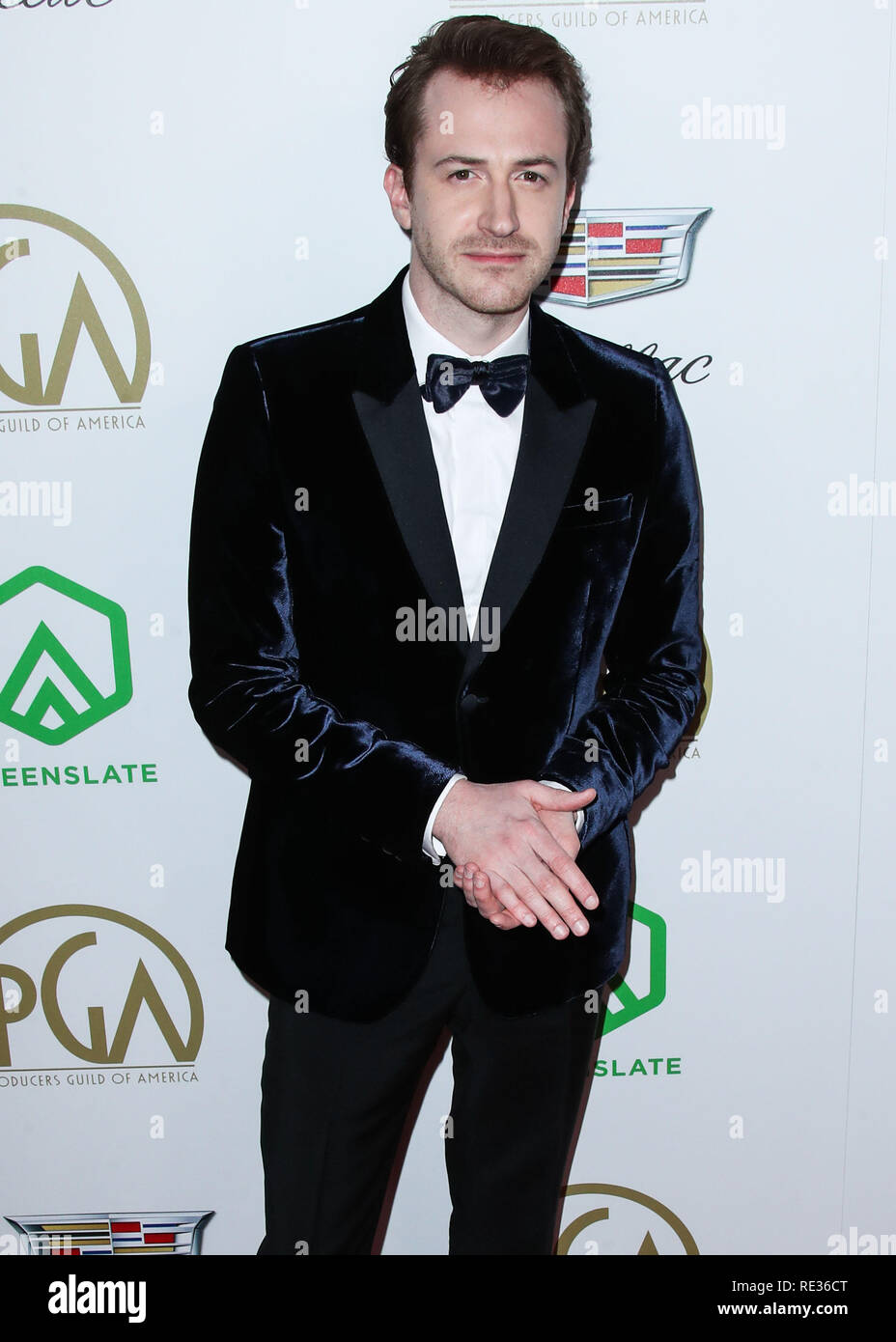 Los Angeles, USA. 19th Jan 2019. Actor Joseph Mazzello arrives at the ...