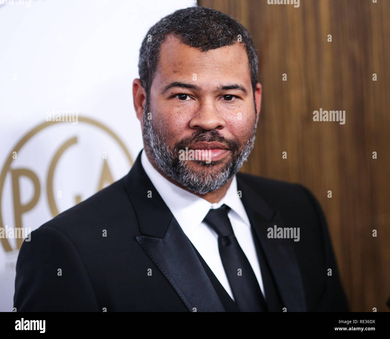 Los Angeles, USA. 19th Jan 2019. Director Jordan Peele arrives at the ...